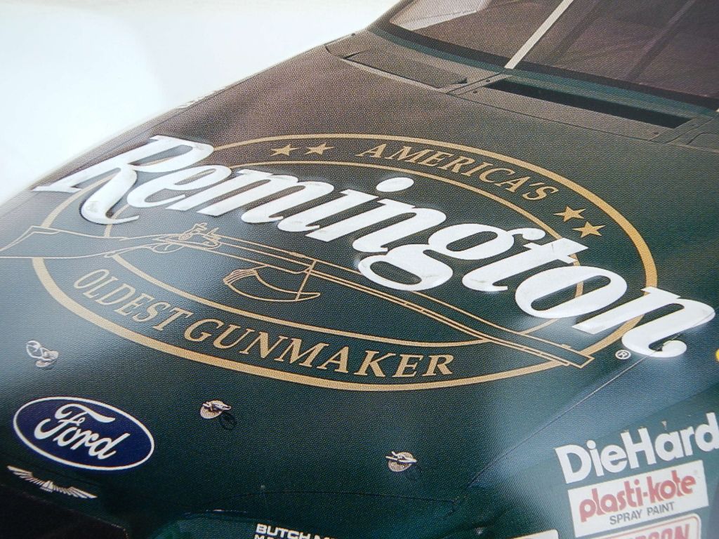 Remington No. 75 Nascar Metal Sign