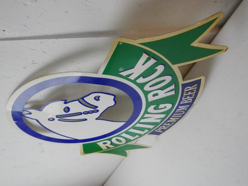 Rolling Rock Beer Metal Sign