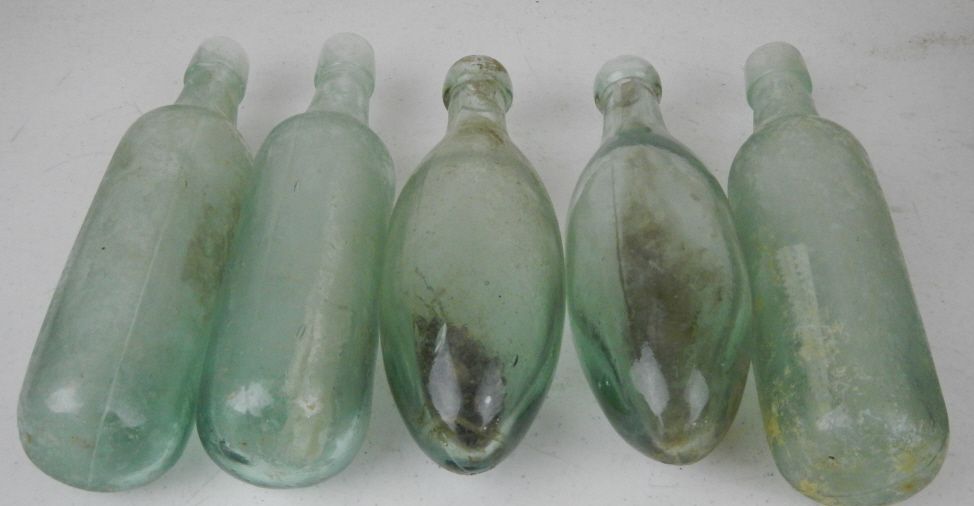 1800's Torpedo Glass Bottle Collection