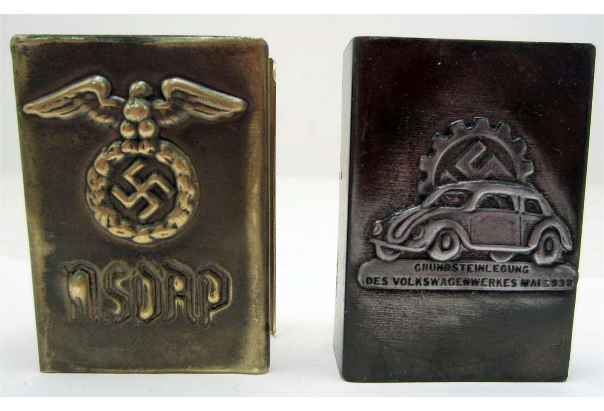 LOT OF 2 GERMAN NAZI MATCHBOOK COVERS