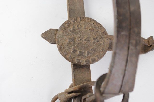 Newhouse No. 4 1/2 Wolf trap with original chain