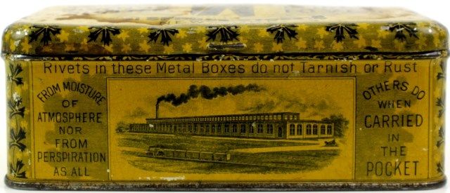 Edwin B. Stimpson & Son Clinch Rivet tin