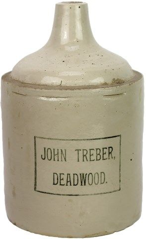 Antique Red Wing marked whiskey advertising jug