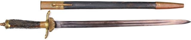 19th C. German Jaeger or hunting sword