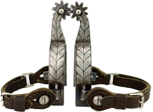 Casey Tibbs personal short shank spurs