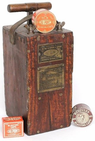 Antique dynamite by Dupont