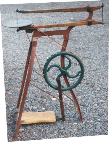 antique foot power jig saw