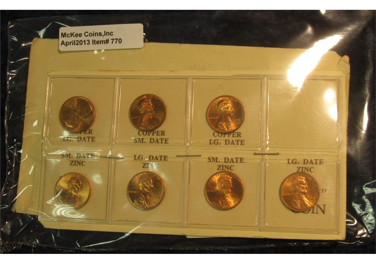 770. 2000 P Cheerios Cent in advertising holder; Formative Year Cent ...