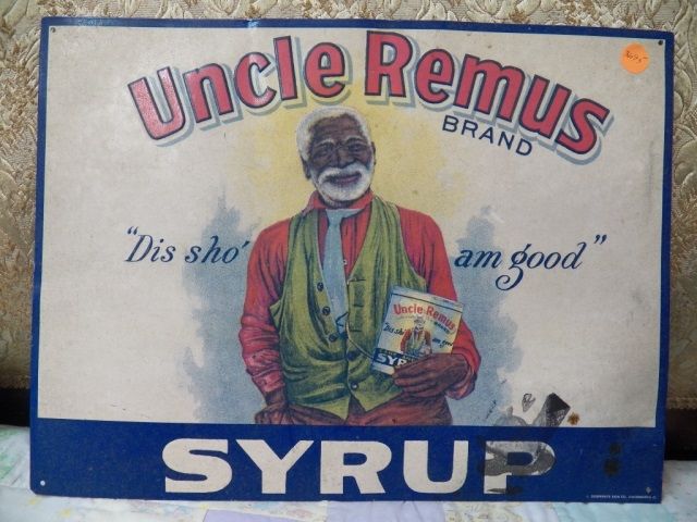 Vintage Uncle Remus Tin Sign