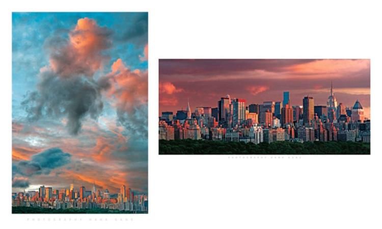2 Hank Gans New York Photo Prints NY Skyline Sunrise