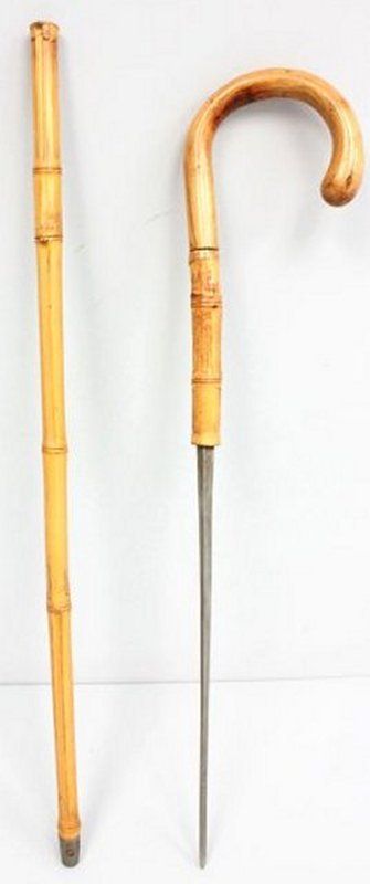 Bamboo Sword Cane