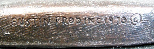 Austin Prodin abstract sculpture ca 1970