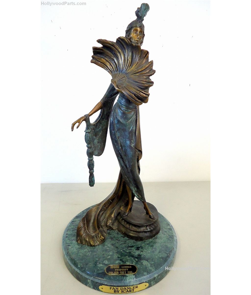 “FAN DANCER“ BY ICART BRONZE SCULPTURE