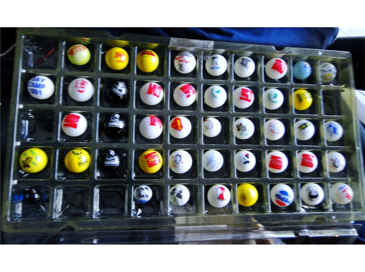 Marbles: Lot #81. 45 Older Character Marbles.