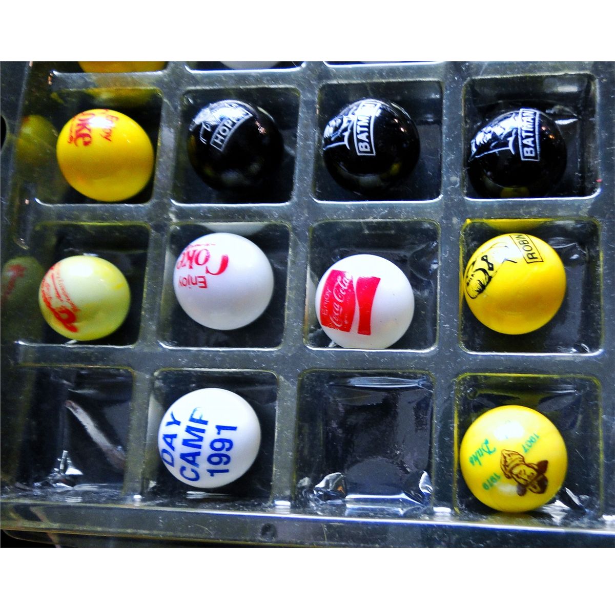 Marbles: Lot #81. 45 Older Character Marbles.