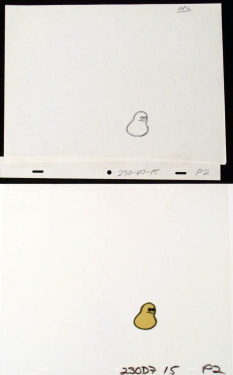Production Cel Drawing Original Herculoids Art Gleep