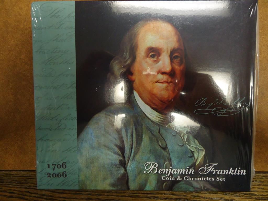 2006 BENJAMIN FRANKLIN COIN AND CHRONICLES SET