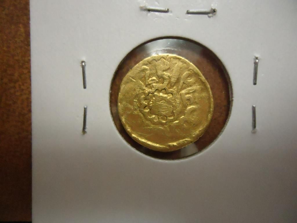 GOLD MIDDLE EASTERN COIN 3.3 GRAMS 10/16THS INCHES