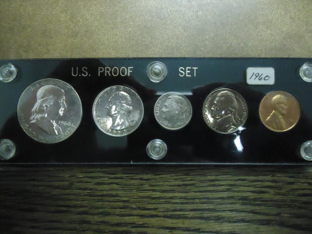 1960 US SILVER PROOF SET WITH TONING
