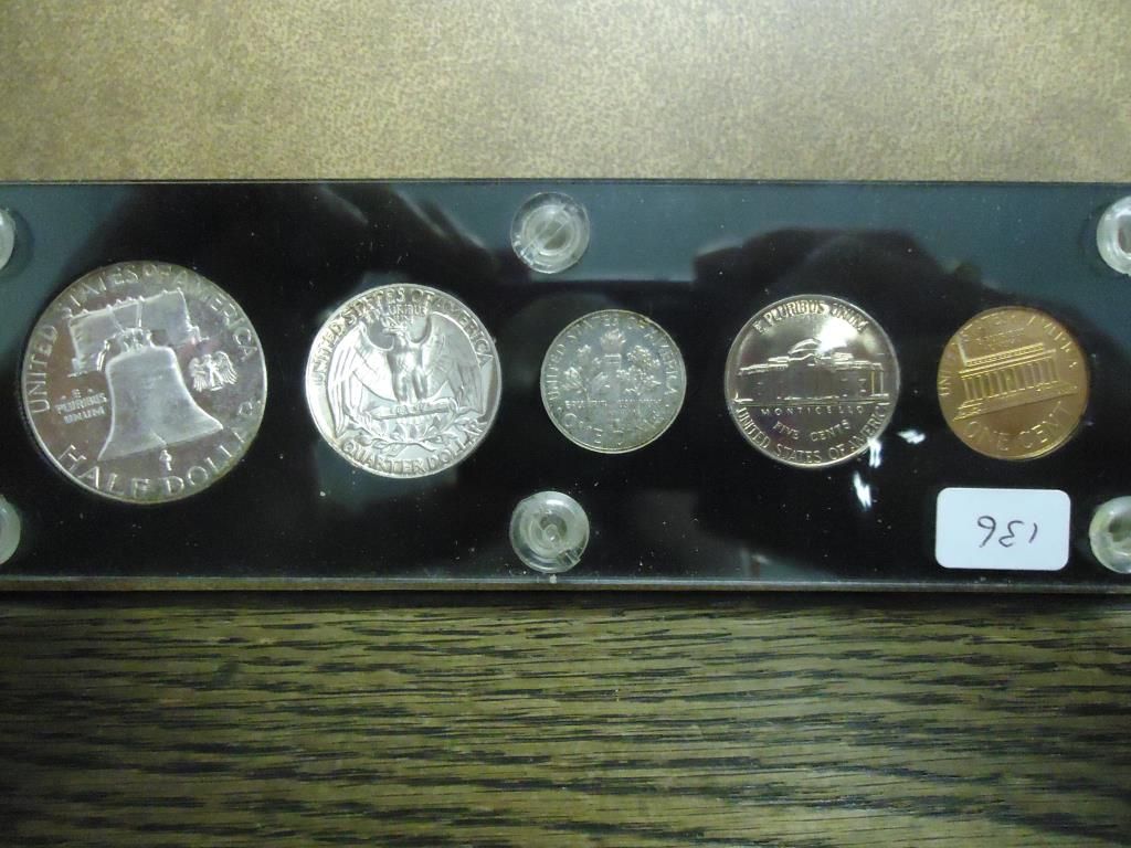 1960 US SILVER PROOF SET WITH TONING