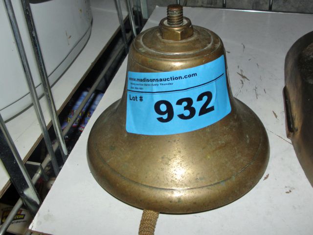 Vintage heavy brass bell