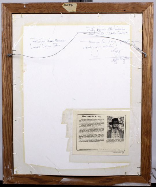 "Black War Bonnet" by Roger Flythe