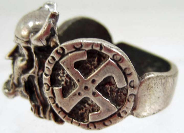 GERMAN NAZI WAFFEN SS VIKING SHULTZSTAFFEL OFFICERS RING