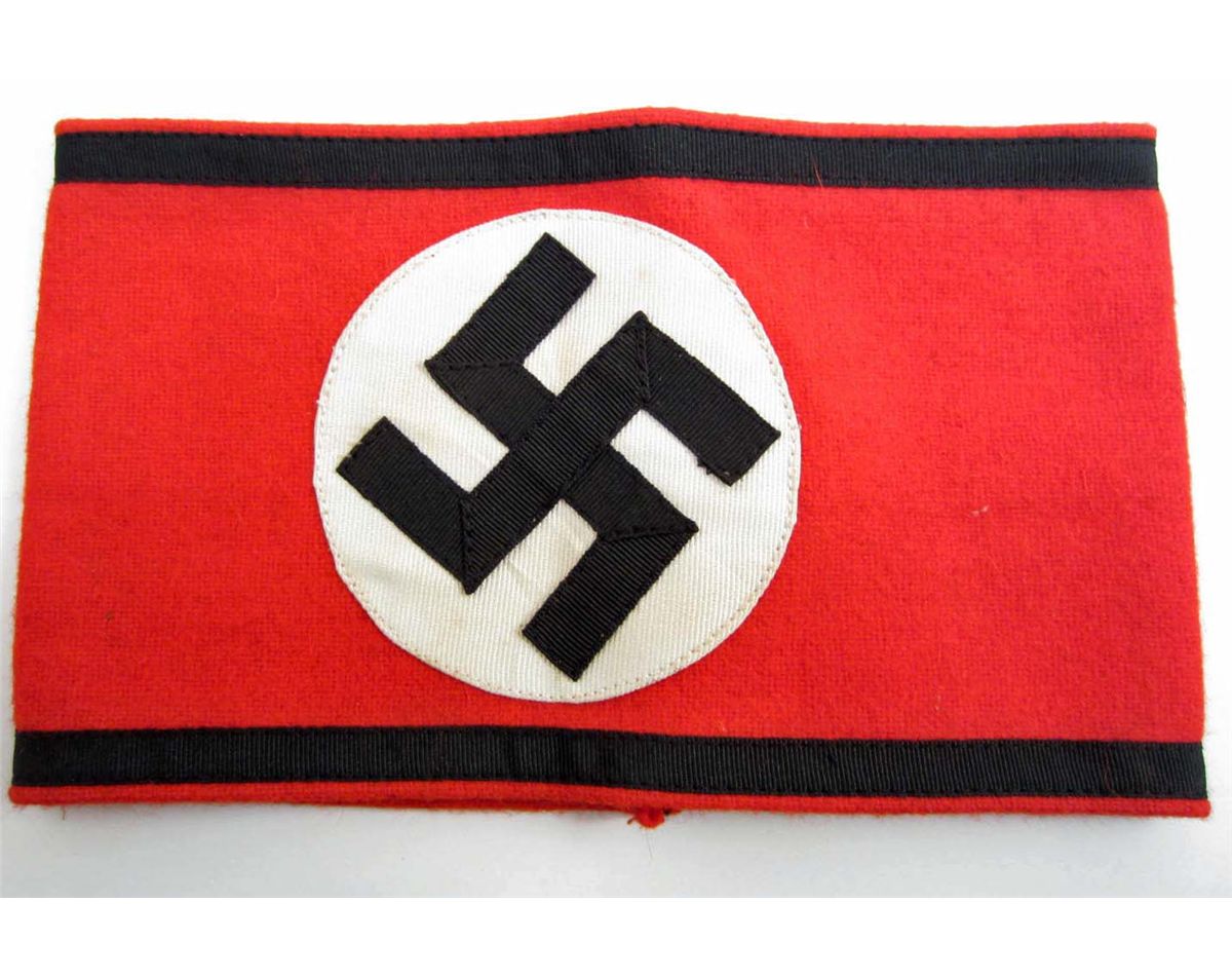 GERMAN NAZI WAFFEN SS OVERCOAT ARM BAND