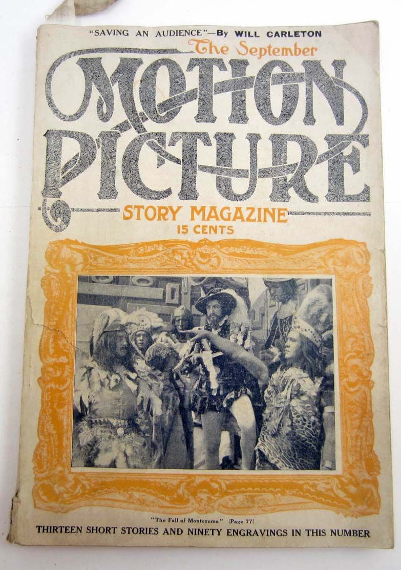 VERY RARE 1912 MOTION PICTURE STORY MAGAZINE - PRE CHARLIE CHAPLIN
