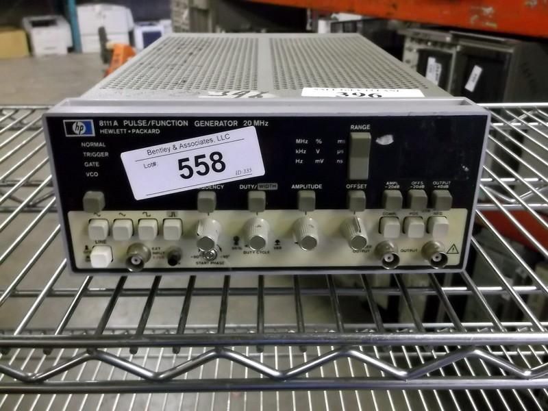 HP 8111A Pulse Function Generator (print sequence:) G396