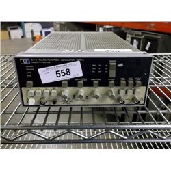 HP 8111A Pulse Function Generator (print sequence:) G396