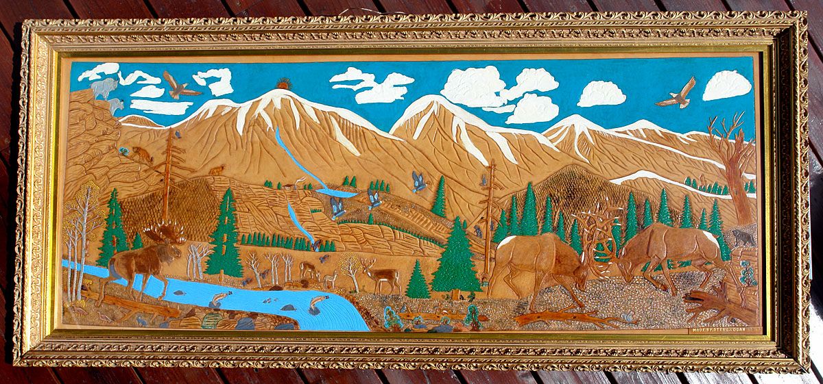 Steve Logan, Dillon MT, Leather art