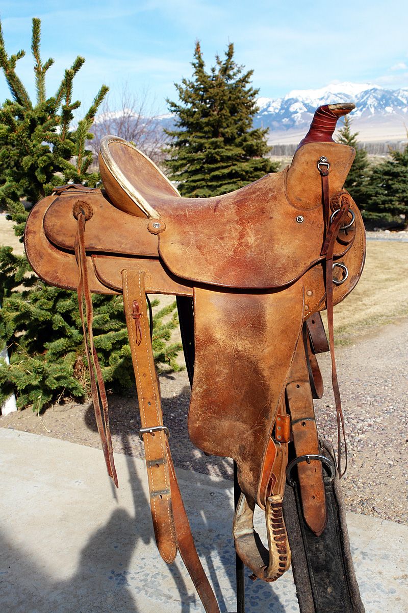Colorado Saddlery rough out saddle, made for work