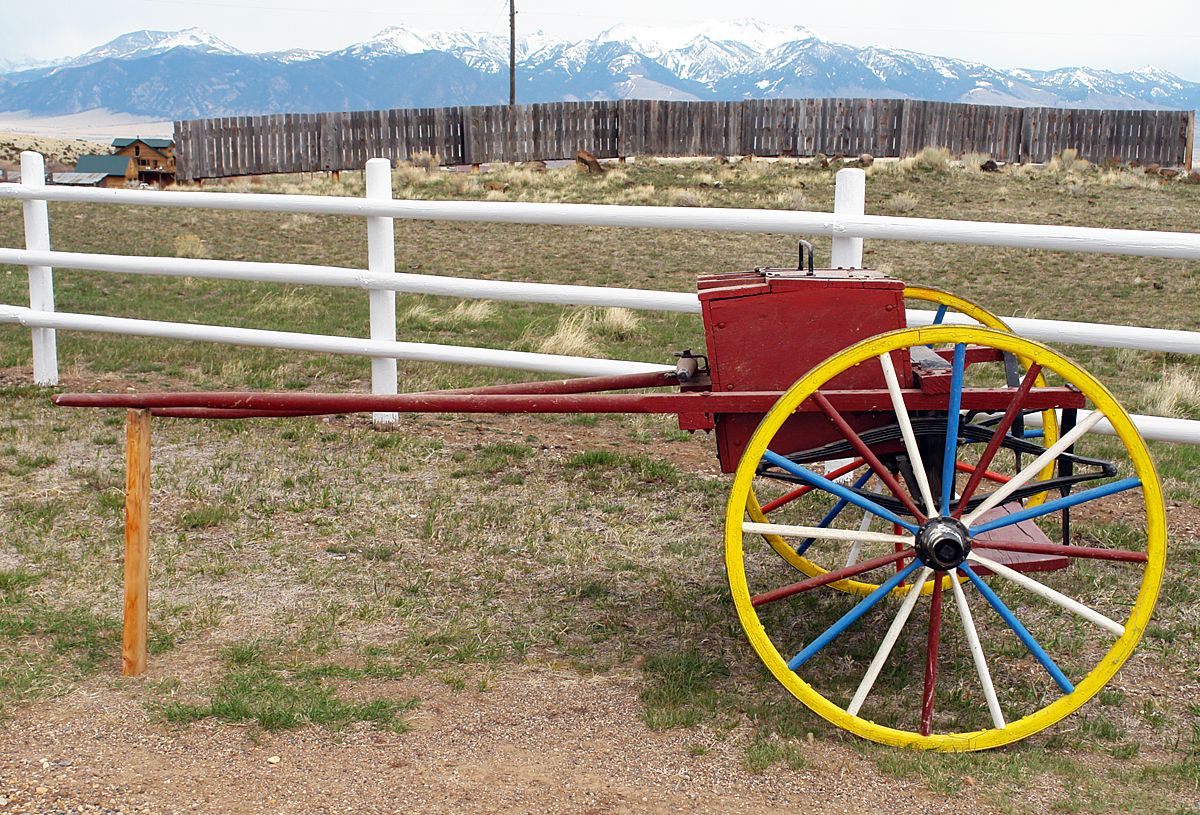 U.S. 2 wheel Caisson wagon