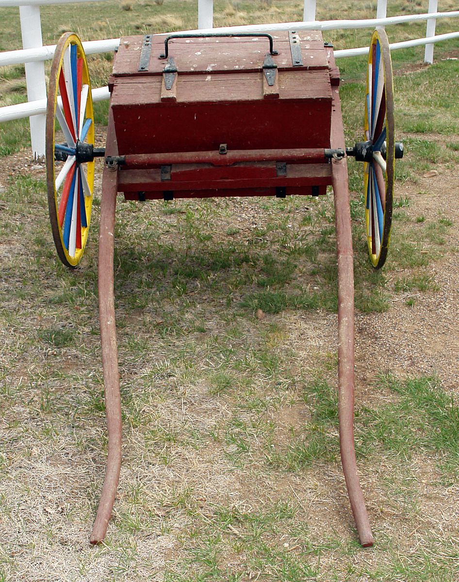 U.S. 2 wheel Caisson wagon