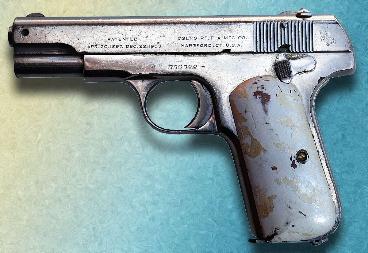 Colt Model 1897 32 cal. Auto pistol, 3-3/4" barrel