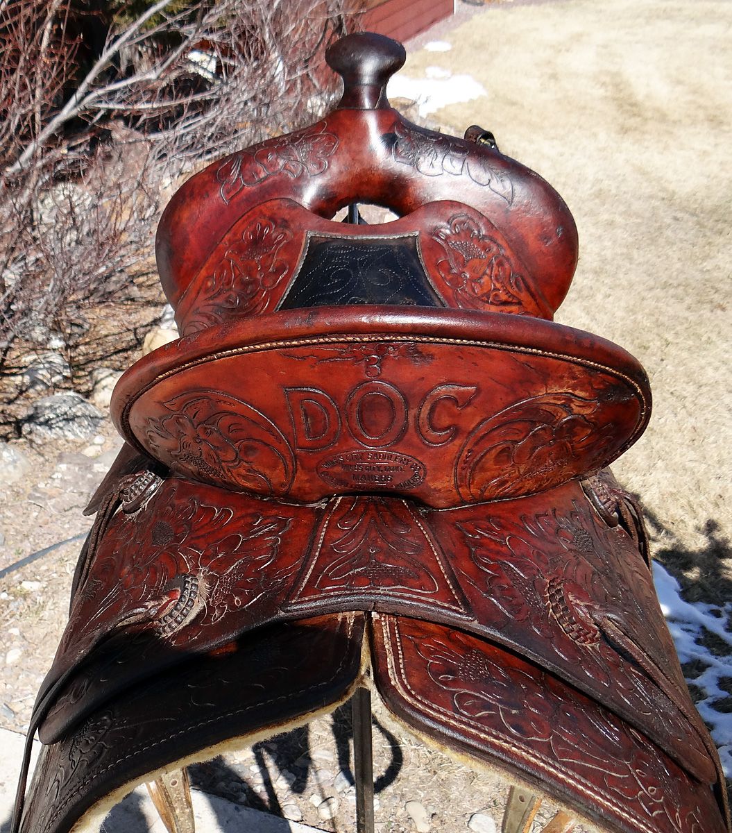 Spectacular Miles City Saddlery full tooled saddle