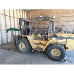 CAT R80 DSL. 8K Lb. Capacity All Terrain Tire Forklift w/Triple Mast