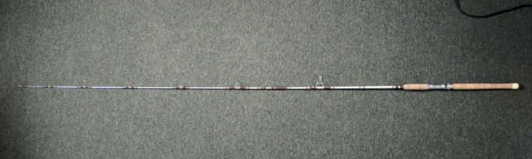 9908-8 1/2 Silver King Heddon Cabboloy Fishing Rod