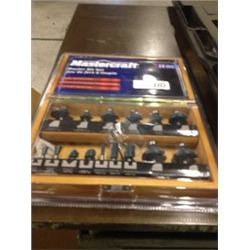 MASTERCRAFT ROUTER BIT SET 15PC