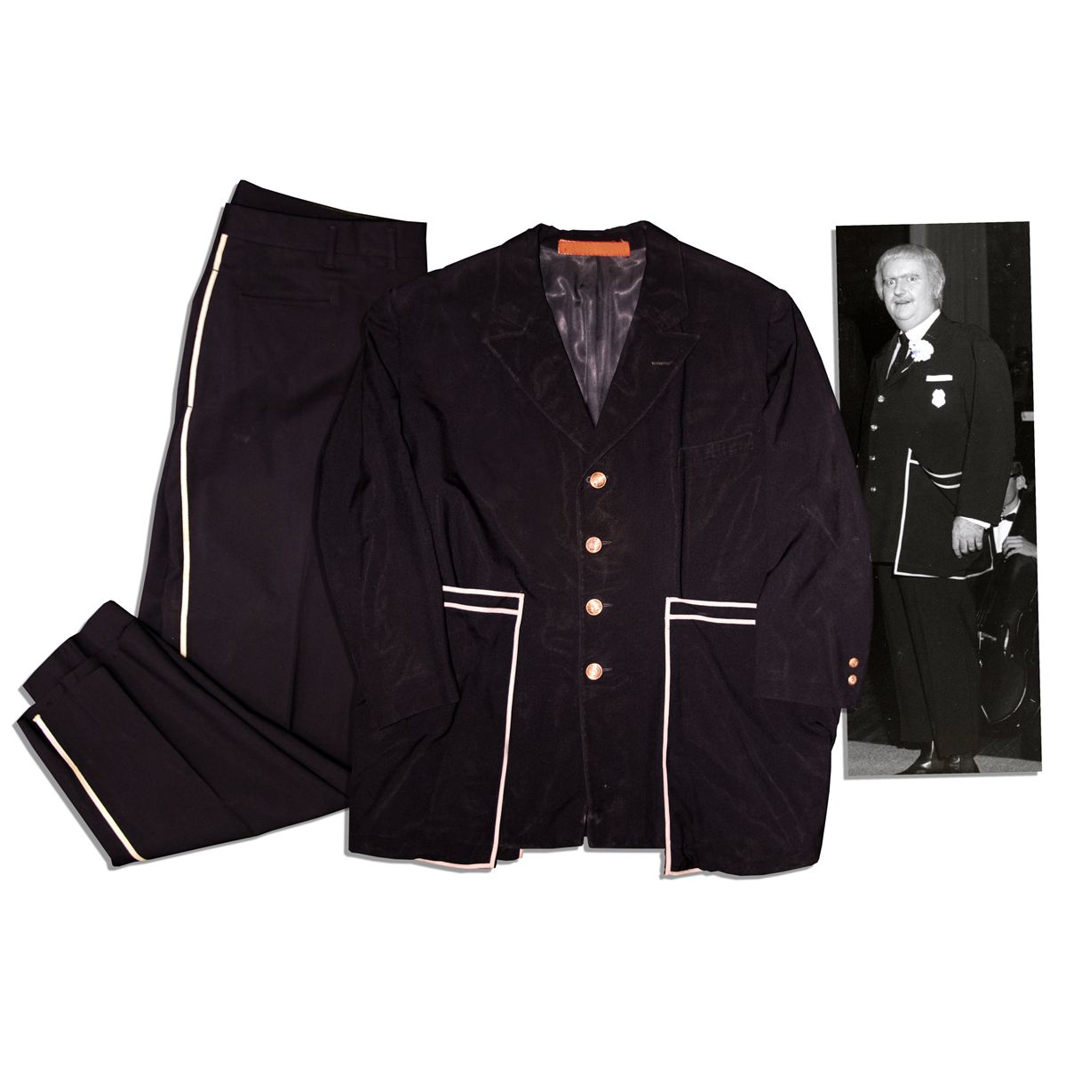 Captain Kangaroo's 1955-1971 Screen-Worn Navy Blue Suit -- With the ...