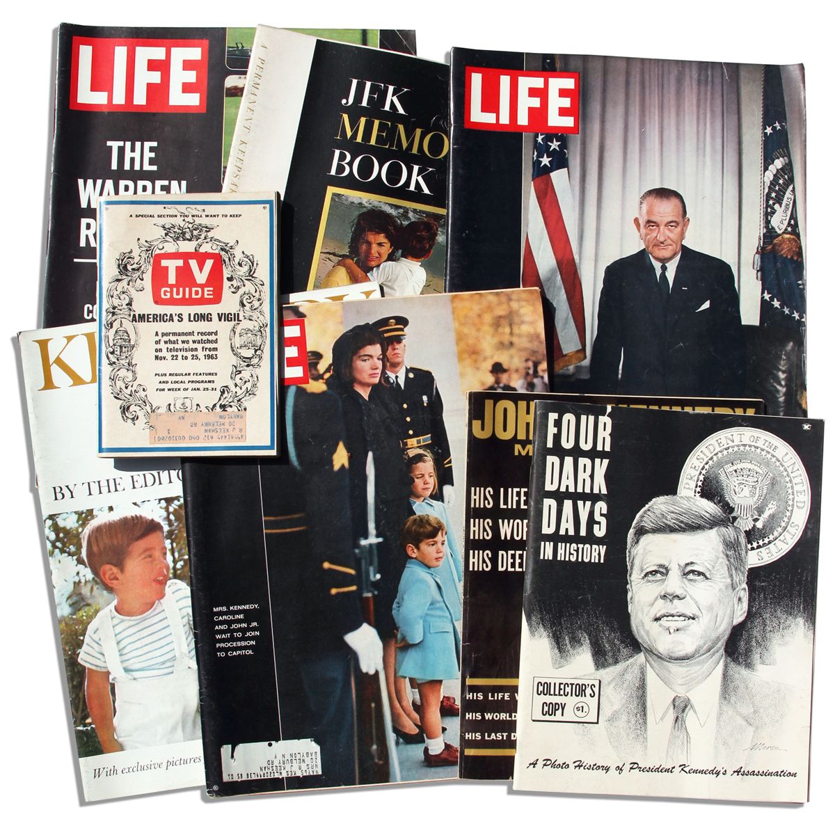 JFK Assassination Magazines From Bob Keeshan's Personal Collection