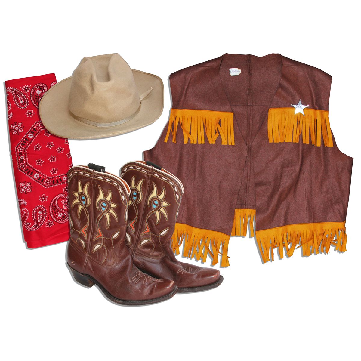 Captain Kangaroo Screen-Worn Old West Sheriff Costume -- With Hat, Vest ...