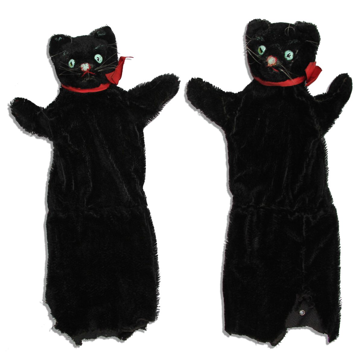 Black Kitten Hand Puppet From Captain Kangaroo -- Made by Steiff