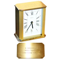 Captain Kangaroo Gold Clock Award Made by Tiffany & Co.