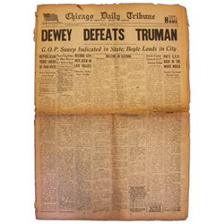 ''Dewey Defeats Truman'' Newspaper -- The Most Famous Newspaper Mistake ...