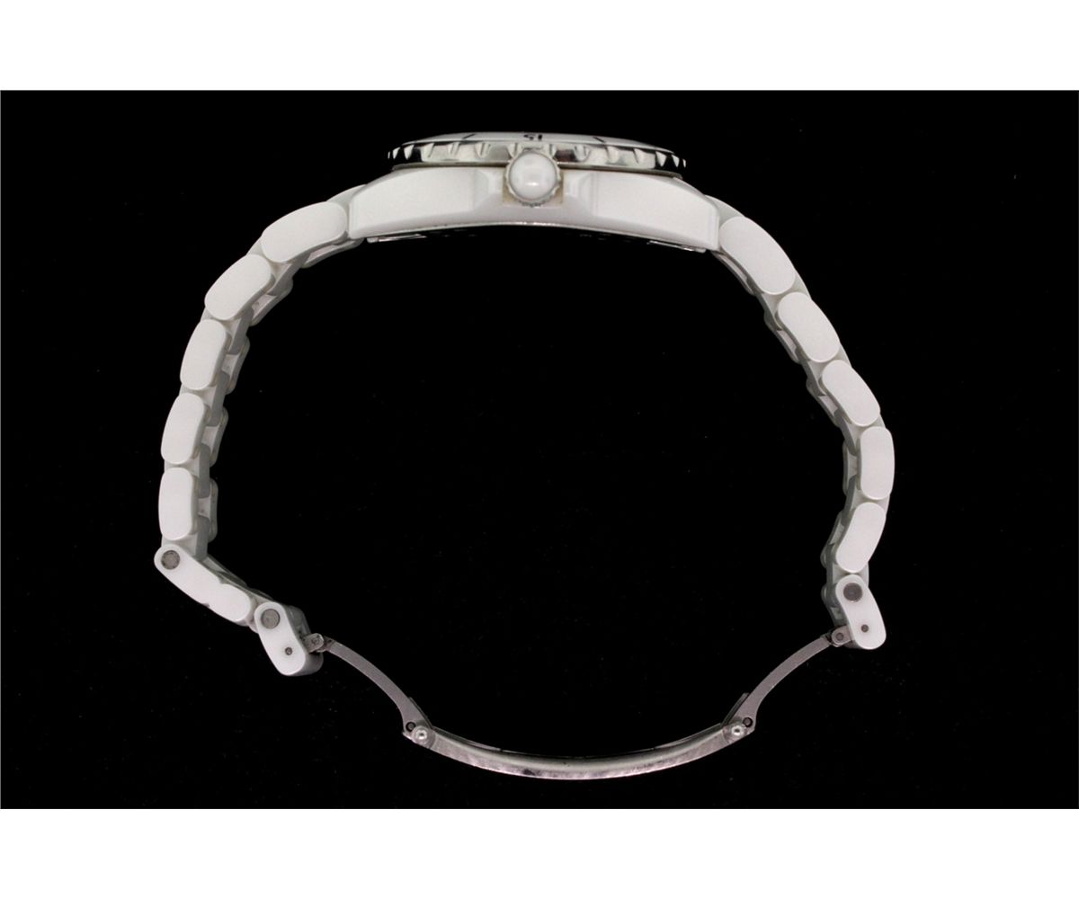 WATCH: [1] White ceramic ladies Chanel J12 quartz watch; #JH 86707 ...