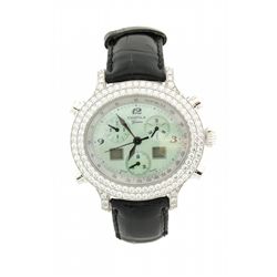 WATCH: [1] Gts 18KWG Chatila Genève Ballisimo quartz watch with lt ...