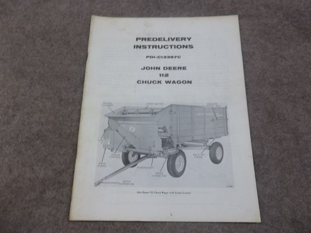 John Deere 112 Chuck Wagon