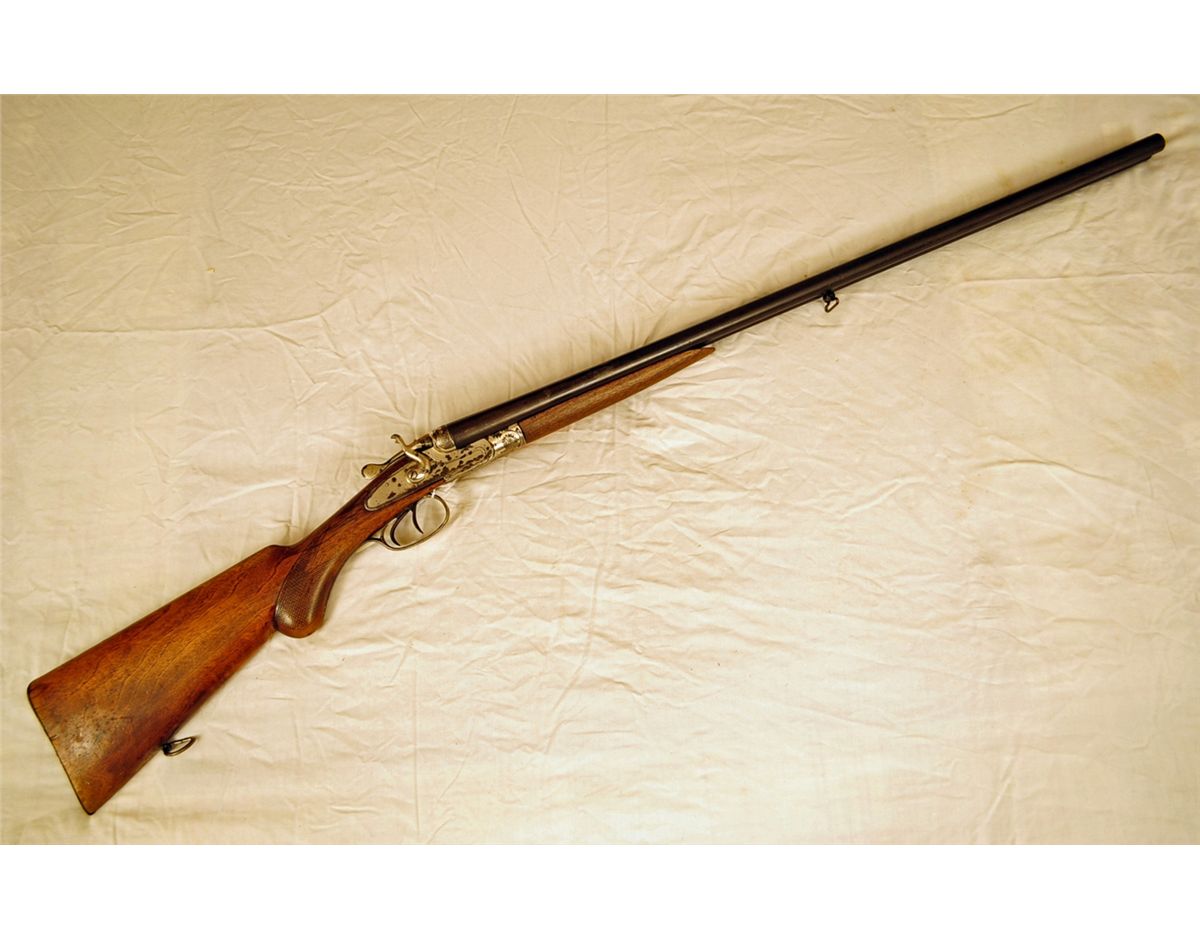 Double Barrel 16 Ga.French Shotgun W/ Hammers